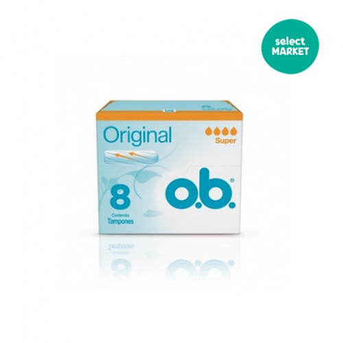 Tampones OB original super 8 unidades - Perfumería - Select Market